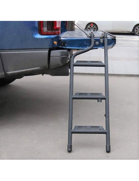 Pickup bin ladder