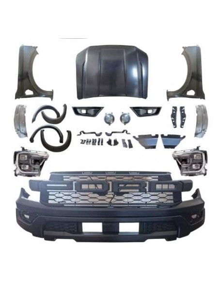 Kit conversion Ford Ranger 2012-2022 vers Ford Ranger Raptor 2023